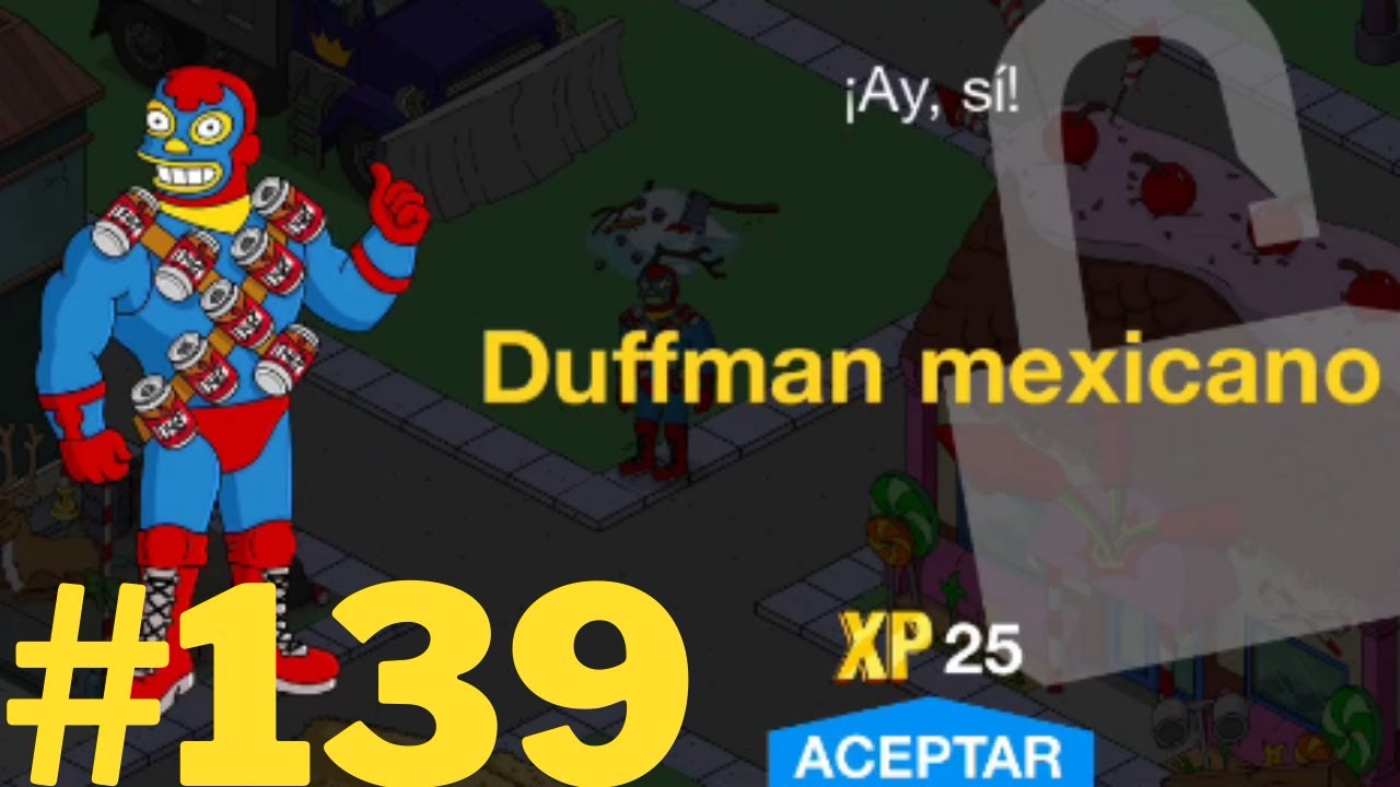DUFFMAN MEXICANO! | Los Simpson: Springfield | Parte 139 - YouTube