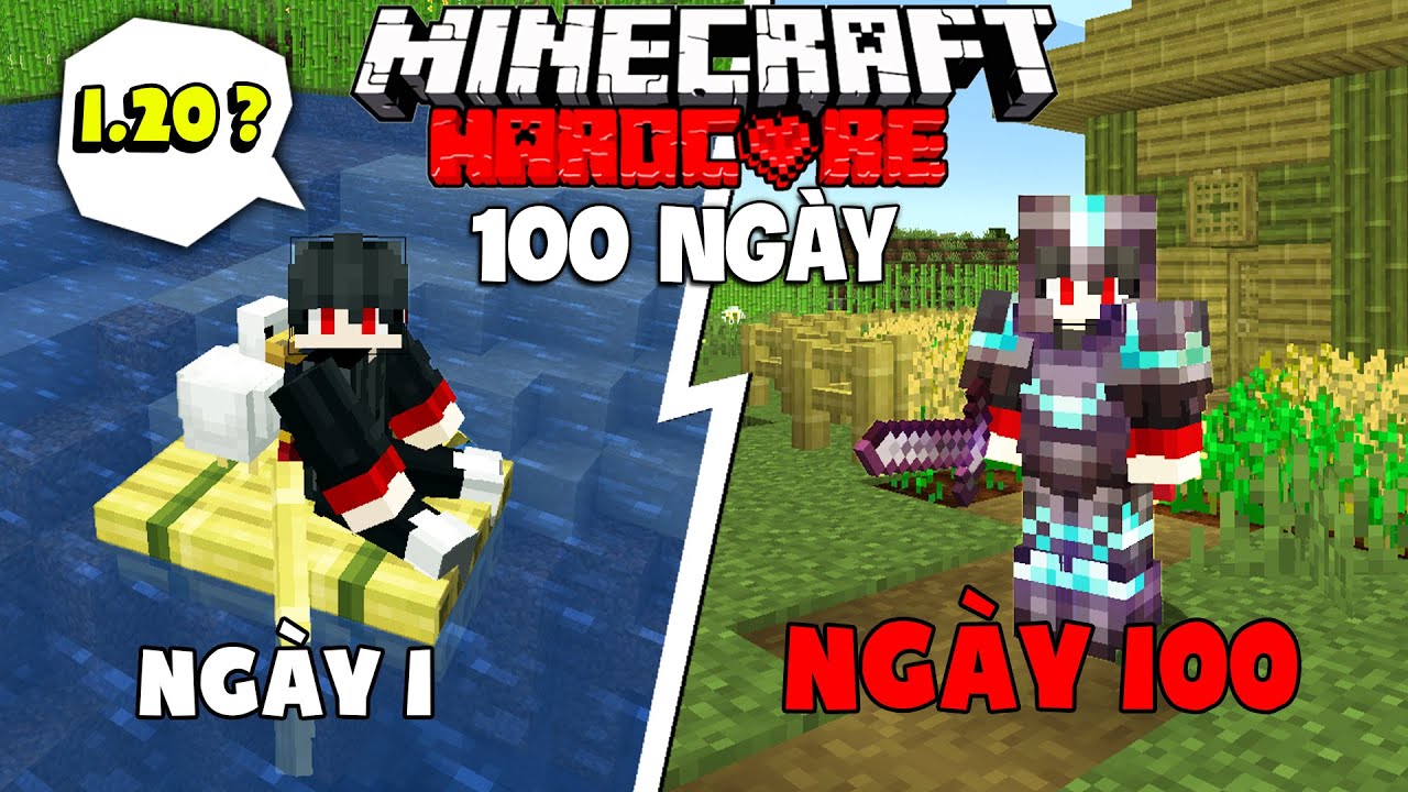 KiraMC Tóm Tắt 100 Ngày Minecraft 1.20 Snapshot Sinh Tồn Siêu Khó ...