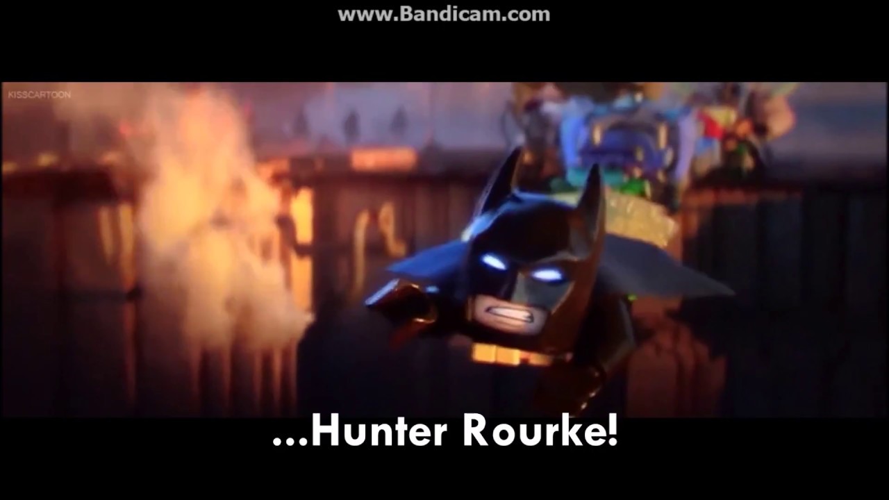 Batman tells Hunter Rourke to Shut Up - YouTube