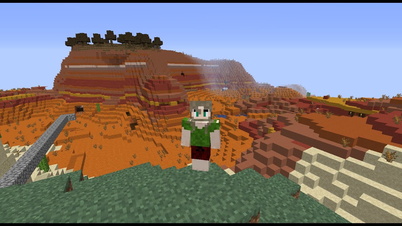 Minecraft 01 Badlands Terracotta Discovery - YouTube