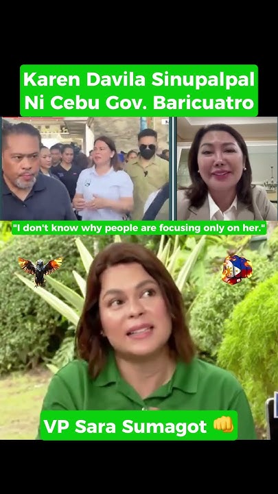 Karen Davila Sinupalpal Ni Gov, Baricuatro #shorts #saraduterte - YouTube
