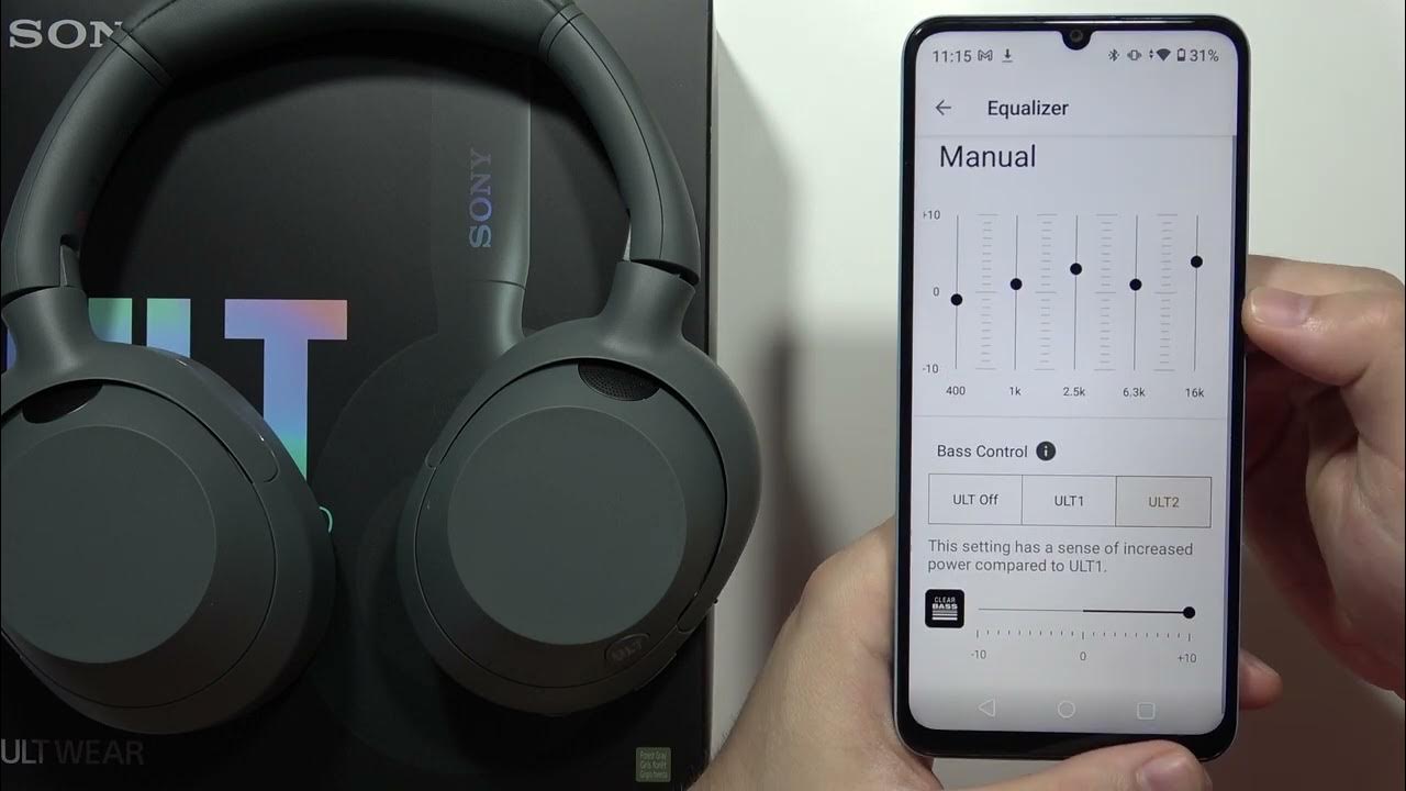 How to Use Sound Equalizer on SONY ULT Wear Headphones - Sound EQ ...