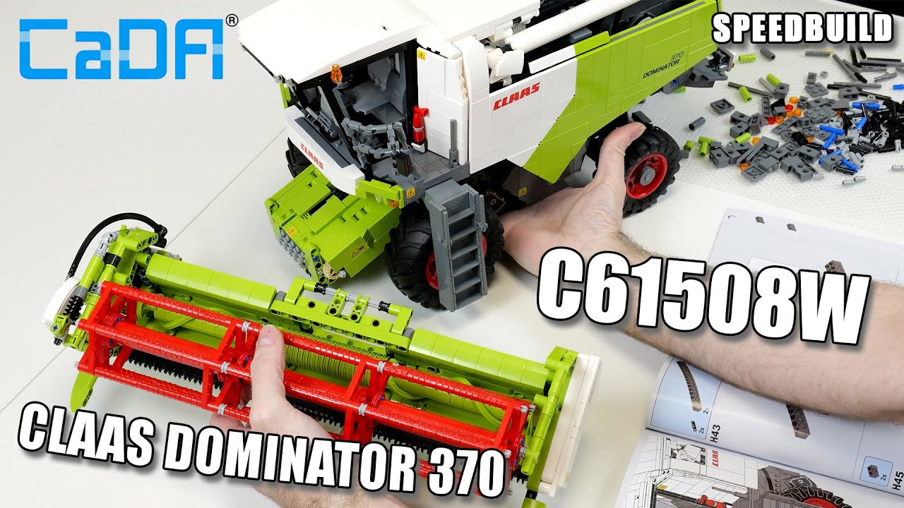 CADA CLAAS Dominator 370 Speedbuild | RC Combine Harvester Agricultural ...