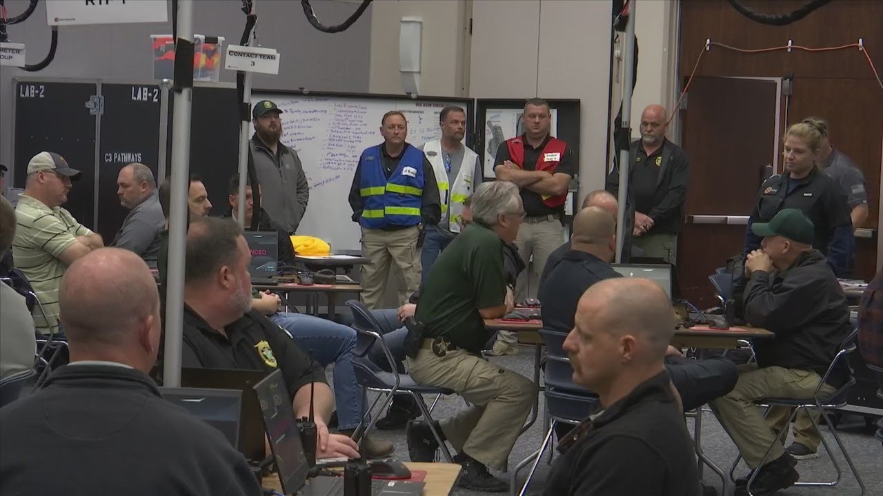 Local first responders participate in FEMA-funded crisis training - YouTube