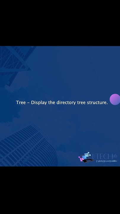 tree - Display the directory tree structure. - YouTube