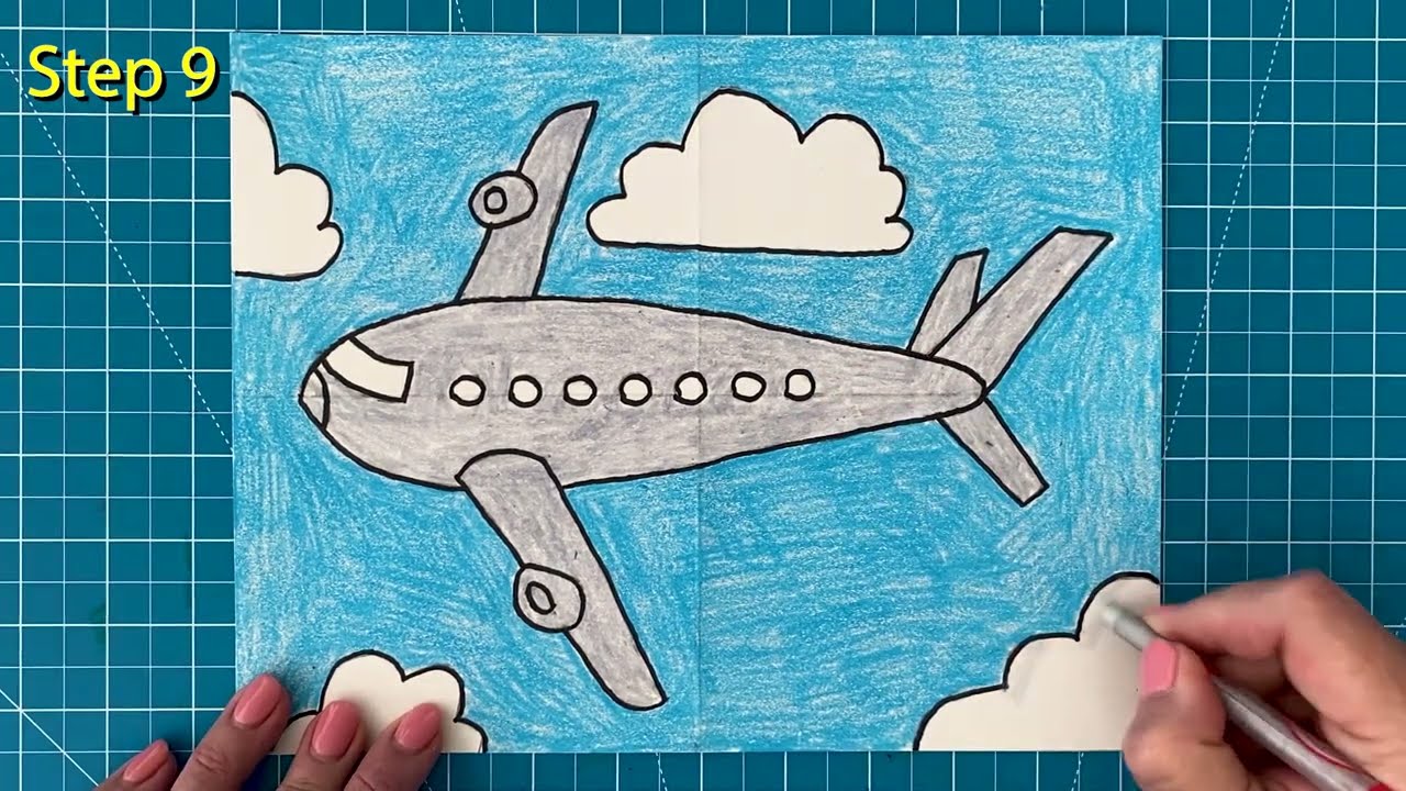 Seaplane Drawing Easy For Kids