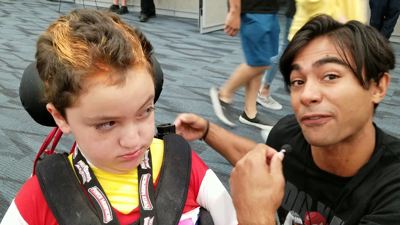 Brennan Mejia Red Dino Charge Power Ranger Interview @ Power Morphicon ...