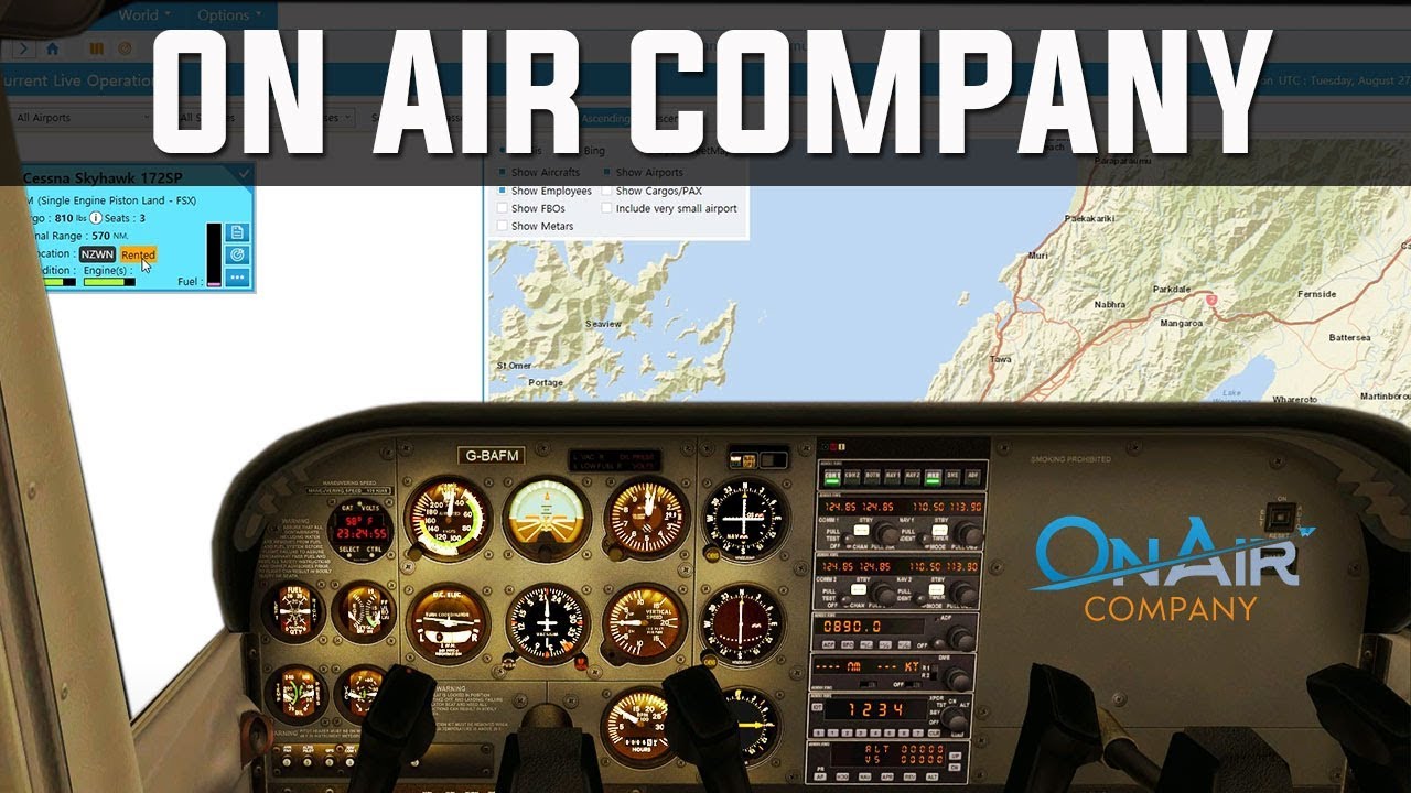 On Air Company - First Look | Sim Airline Management Program - YouTube
