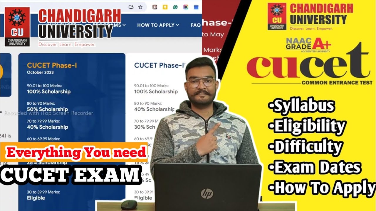 Chandigarh University | CUCET Exam all Details | Cucet Syllabus and ...