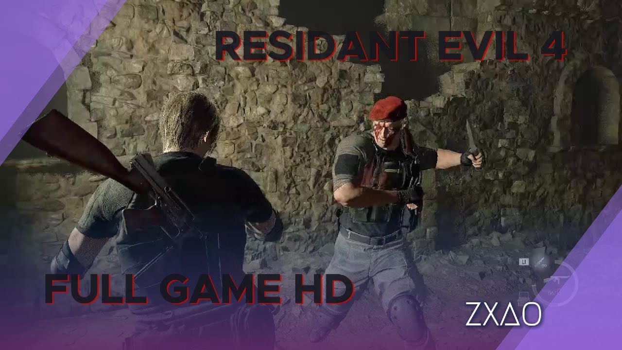 RESIDENT EVIL 4 REMAKE Full Gameplay Lion No Commentary 【FULL GAME】4K ...