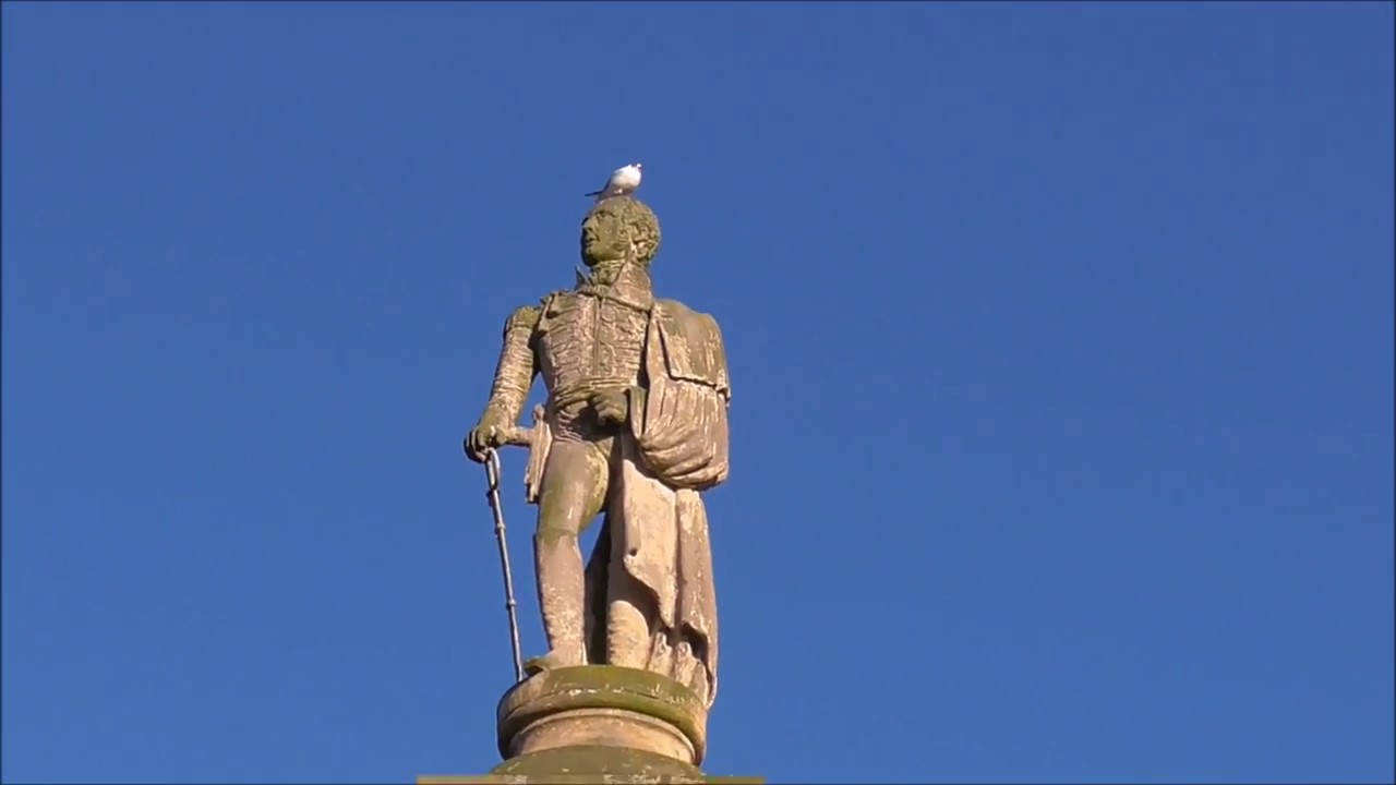'Rollo' Gillespie 1845 Memorial Statue Comber Square Co Down - YouTube