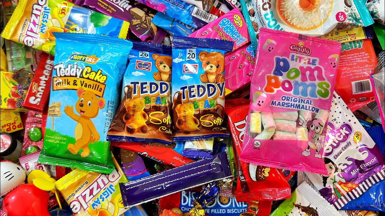Little Pom Poms Marshmallow | Cute Rainbow Free Candies,Chocolates and ...