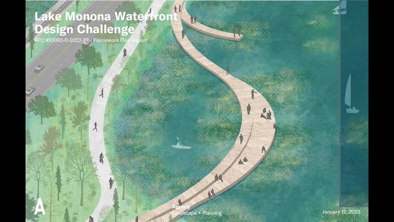 Agency's Vision for the Lake Monona Waterfront - YouTube