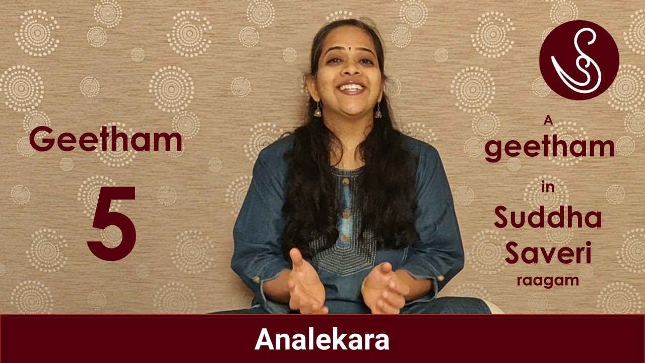 Geetham 5 (Suddha Saveri) - Analekara - YouTube