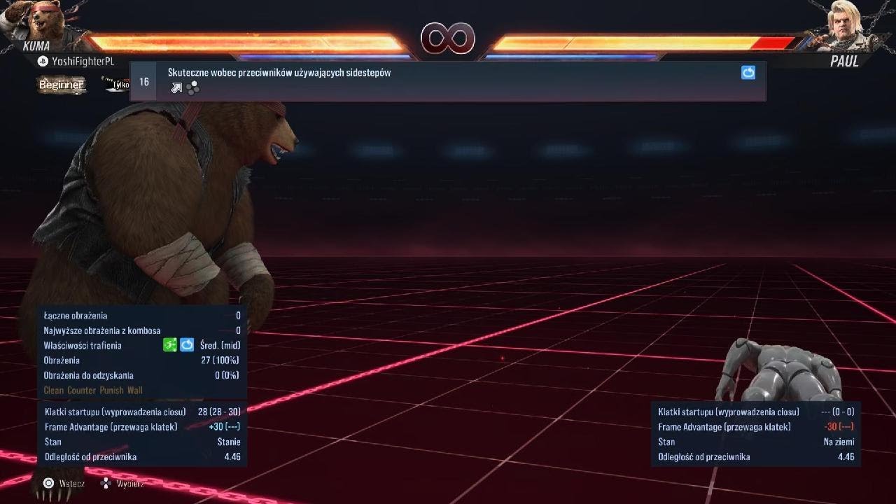 TEKKEN 8 - Kuma - Lista ciosów i kombosy / Move List & Combos (Command ...
