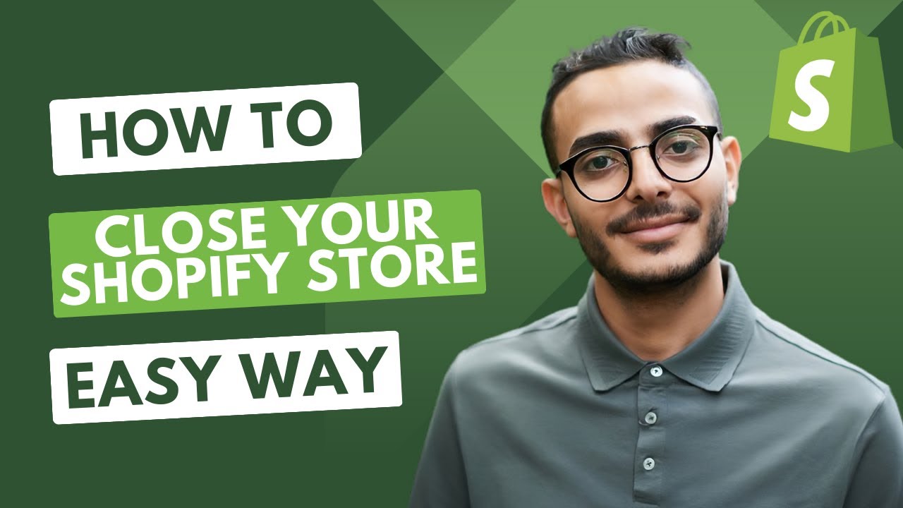 How to Close Your Shopify Store (Quick & Easy) - YouTube