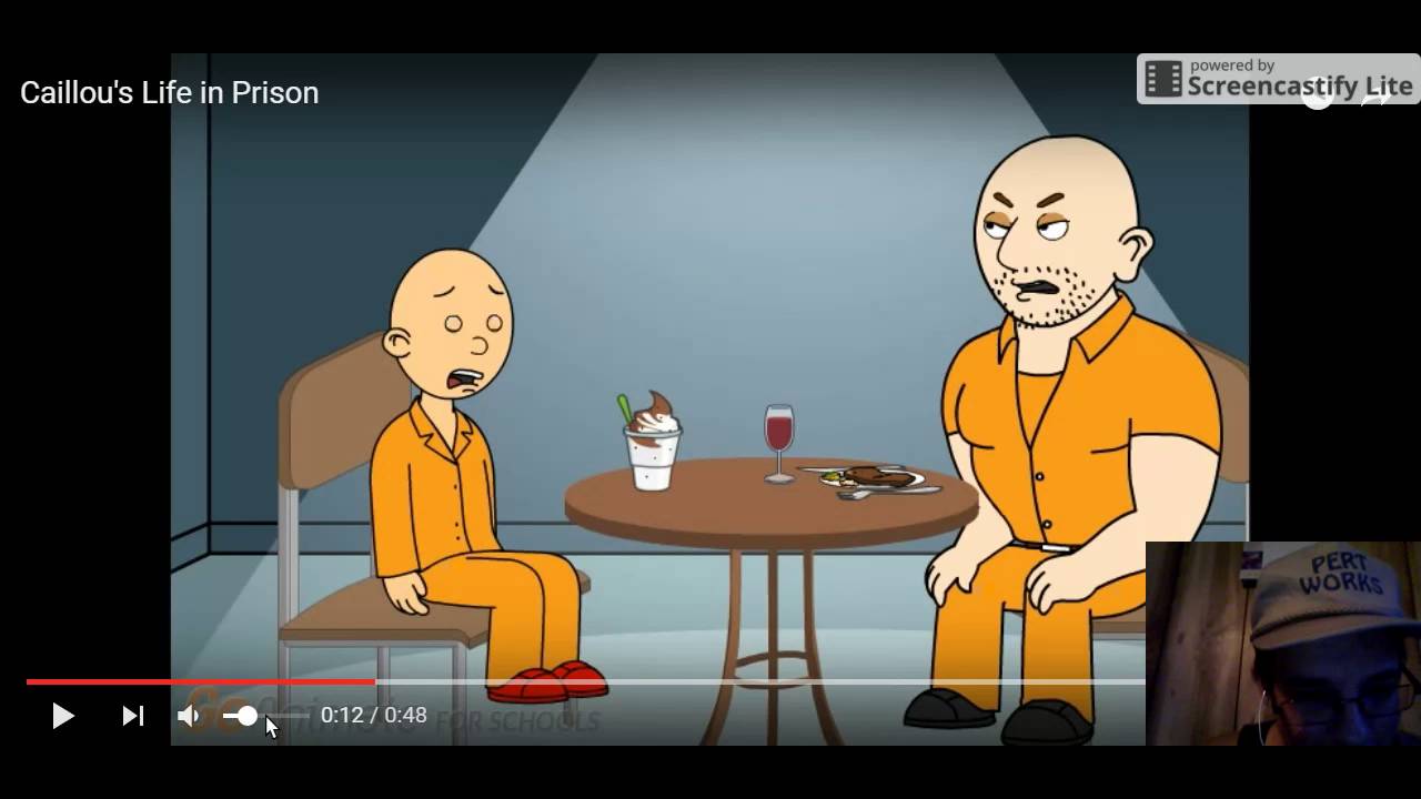 KWR Reacts to: Caillou's Life in Prison (by Isaac Anderson Animations ...