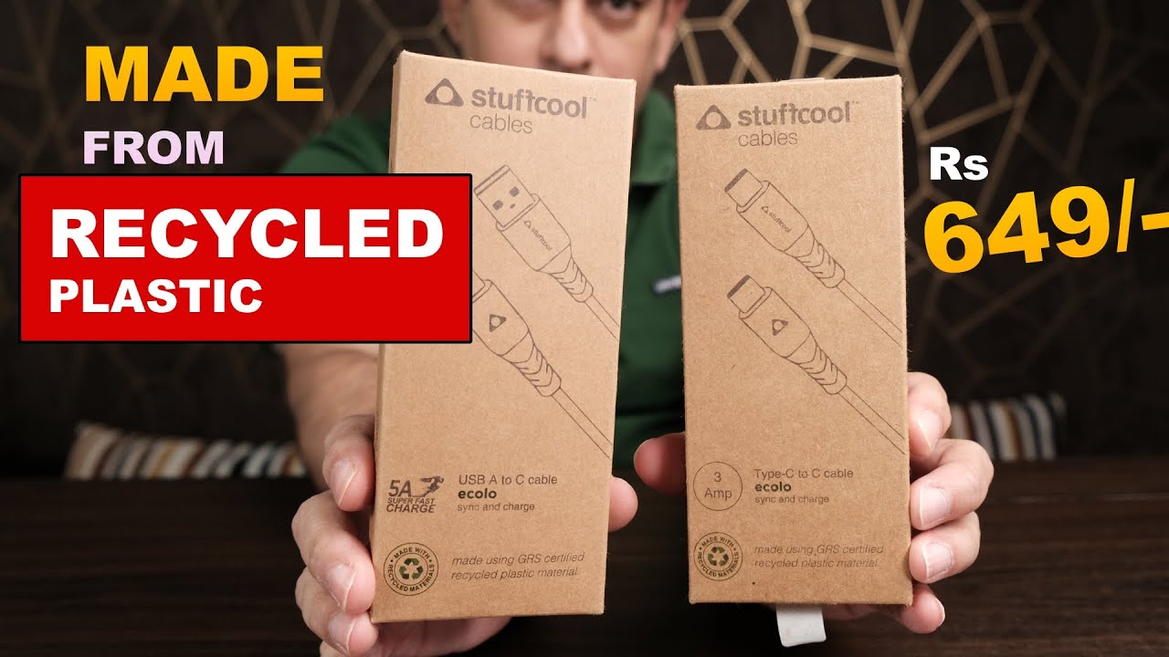 This cable is made from Recycled Plastic - Stuffcool Cable Ecolo - YouTube