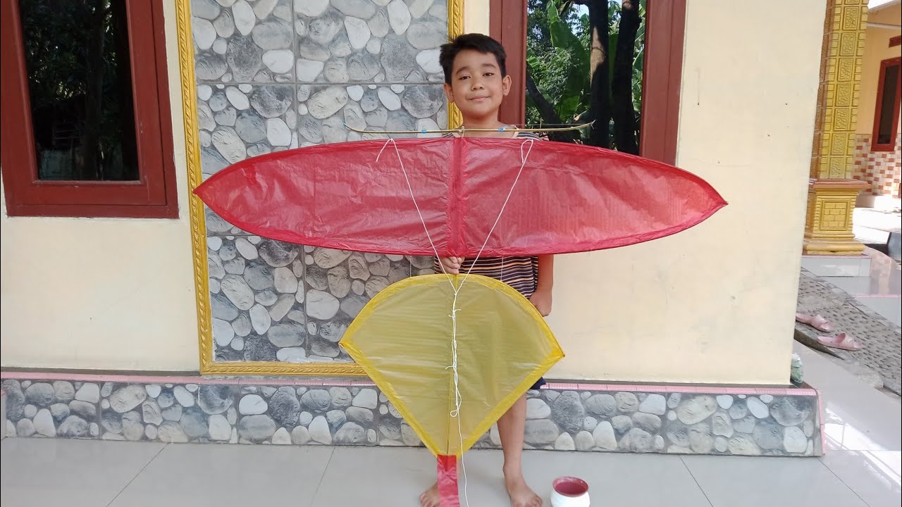 CARA MUDAH BIKIN LAYANGAN SAWANGAN - YouTube