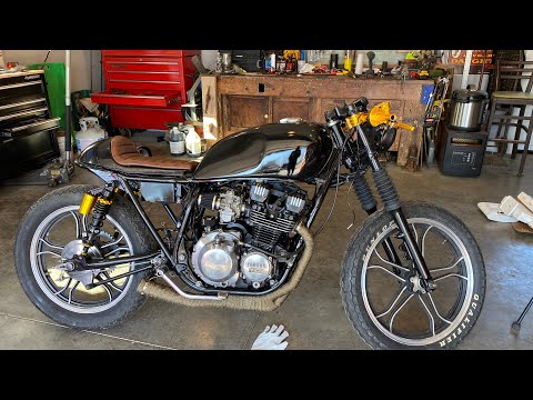 ITs ALIVE! Cafe Racer, Build part 8 Carburetor Rebuild and test Run ...