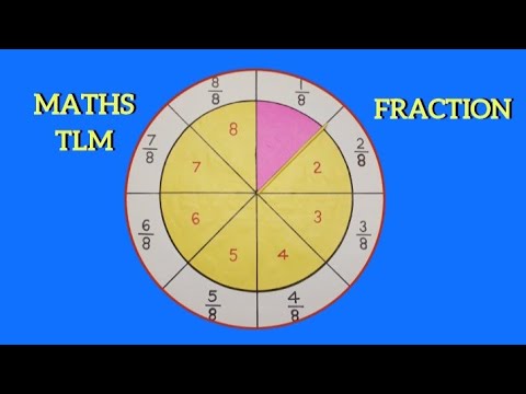 DIY MATHS TLM FOR FRACTION - YouTube