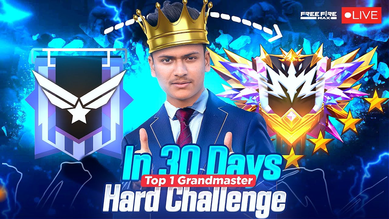 (LIVE)🔴New BR Rank Season Rank Pushing,Gold To Grandmaster Challenge ...