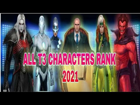 All T3 Characters Rank 2021 - Marvel Future Fight - YouTube