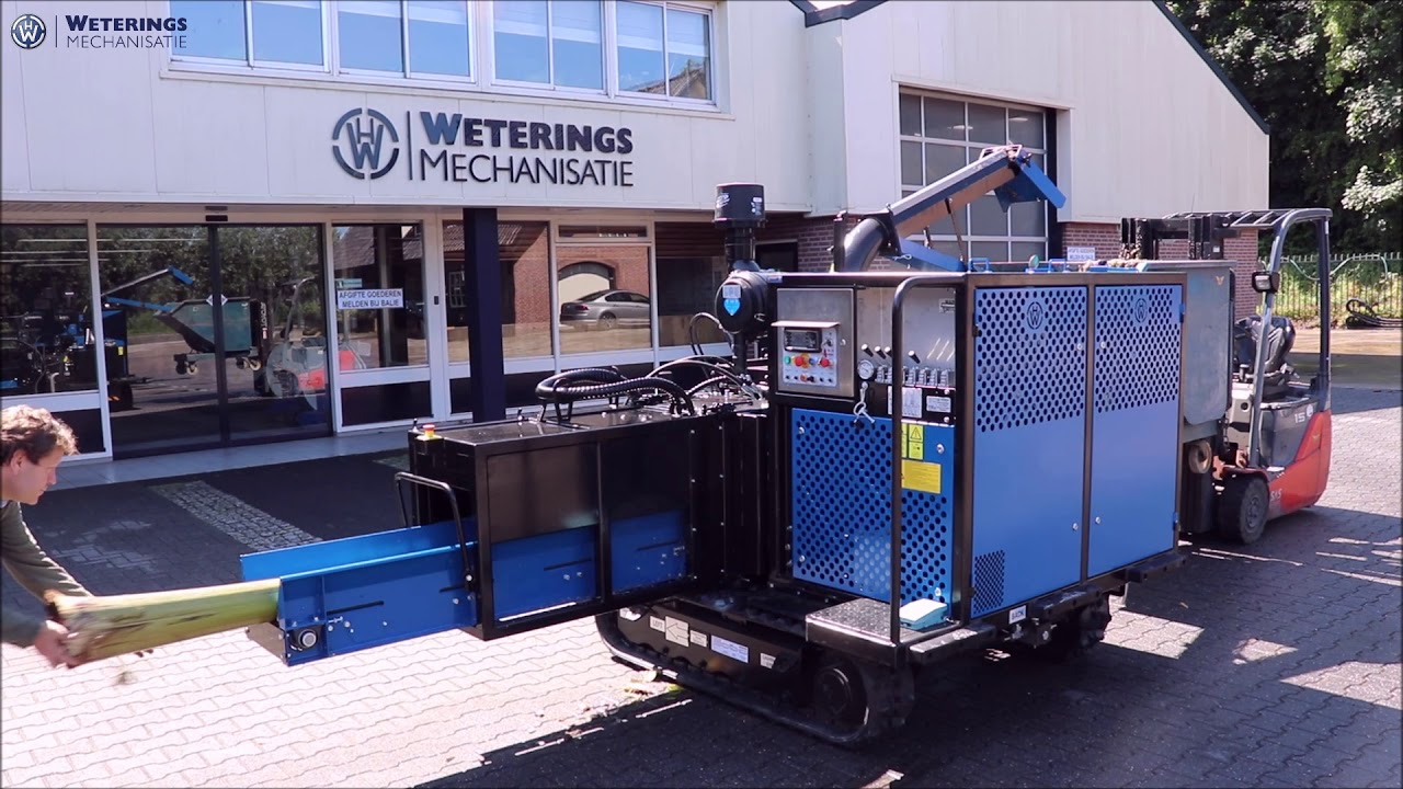 Super Bio Chopper Compact shredder shredding Bananastems for production ...