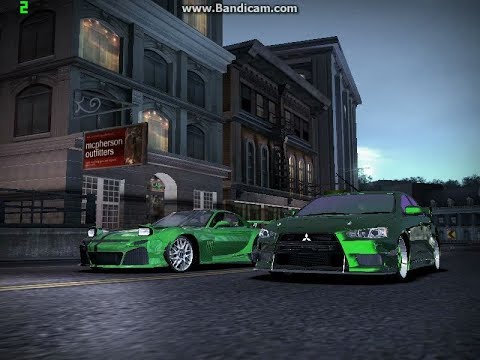 Need For Speed Carbon: Mitsubishi Lancer Evolution X GSX (1) VS. Kenji ...