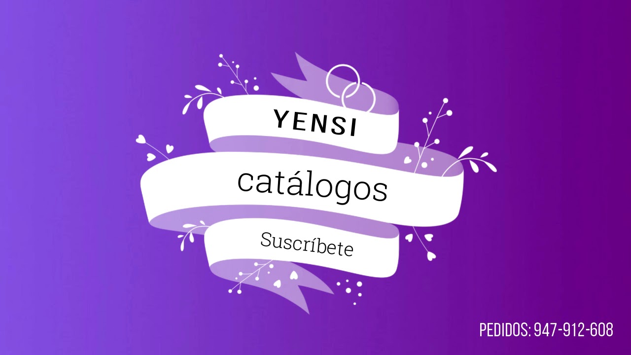 Presentacion YENSI.catalogos en YOUTUBE - YouTube