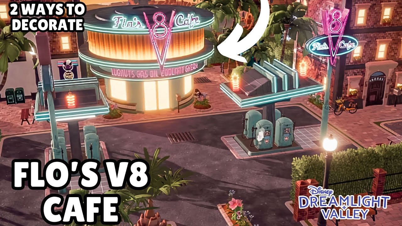 2 WAYS TO DECORATE//FLO'S V8 CAFE//CITY DESIGN//SPEED BUILD//DISNEY ...