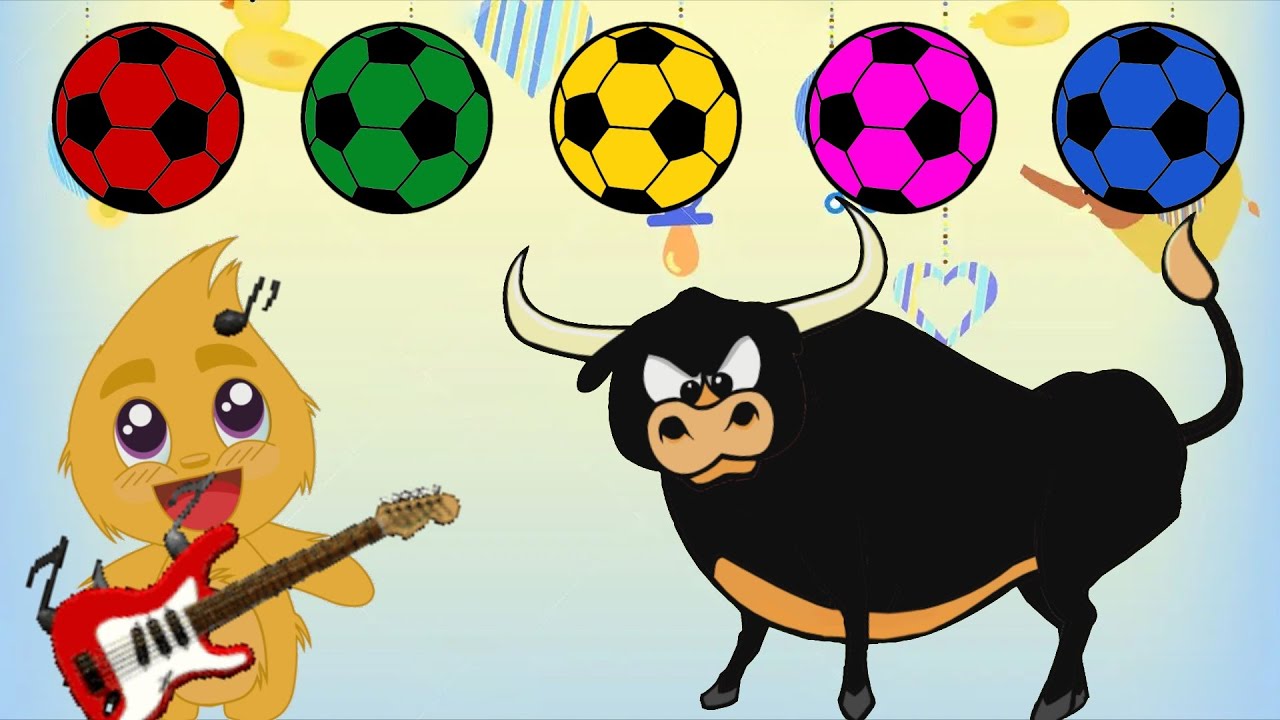 Boi da Cara Preta! | Learn Color Nursery Rhymes | Baby & Kids Songs ...