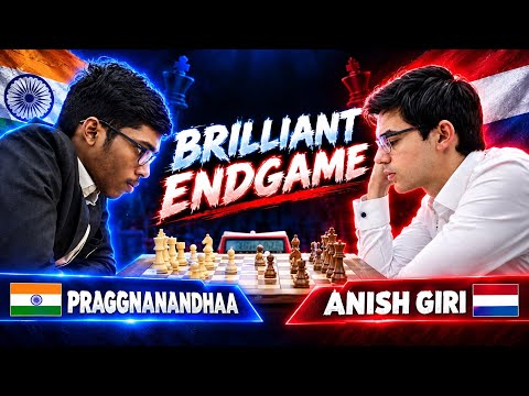 Praggnanandhaa vs Anish Giri | BRILLIANT Endgame Masterclass! 🤯