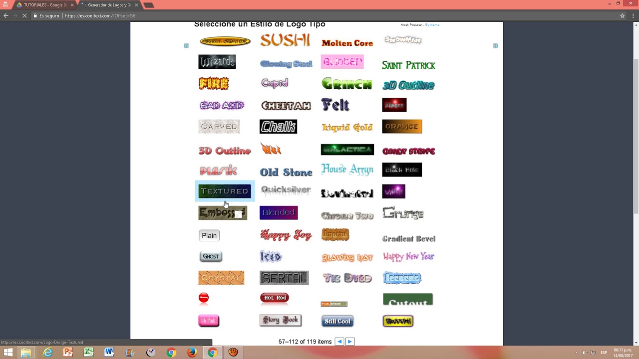 Tutorial 11 Cool Text - YouTube