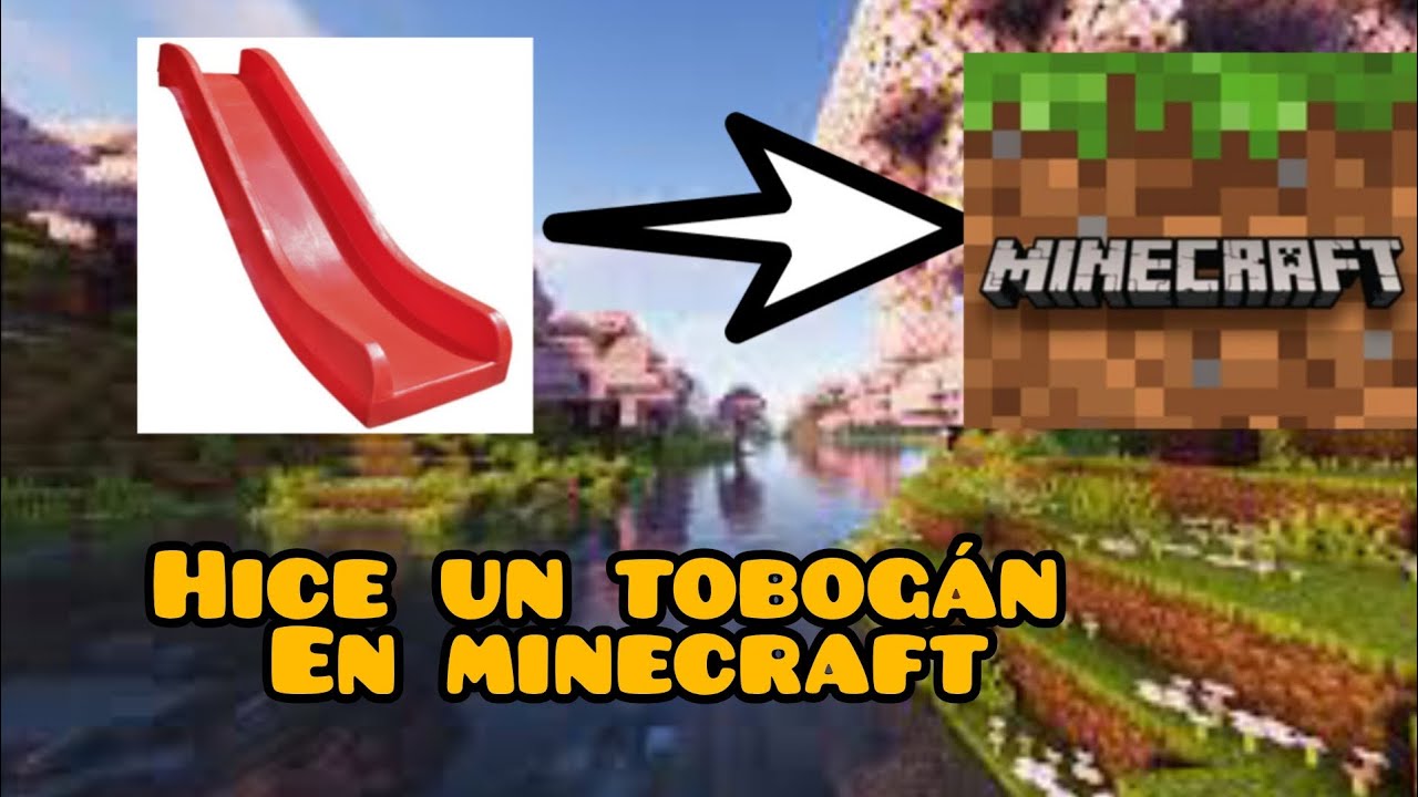 hice un tobogán en Minecraft 🙀|vale craft - YouTube