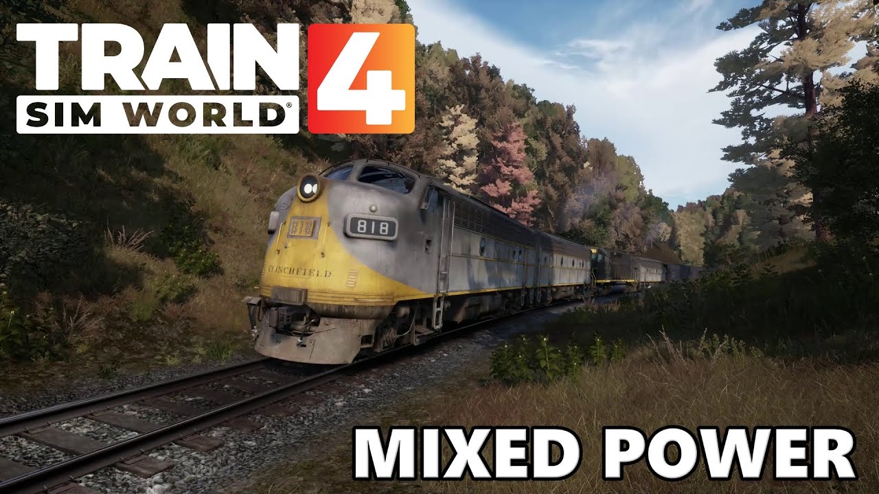 Train Sim World 4 : Mixed Power Scenario - YouTube
