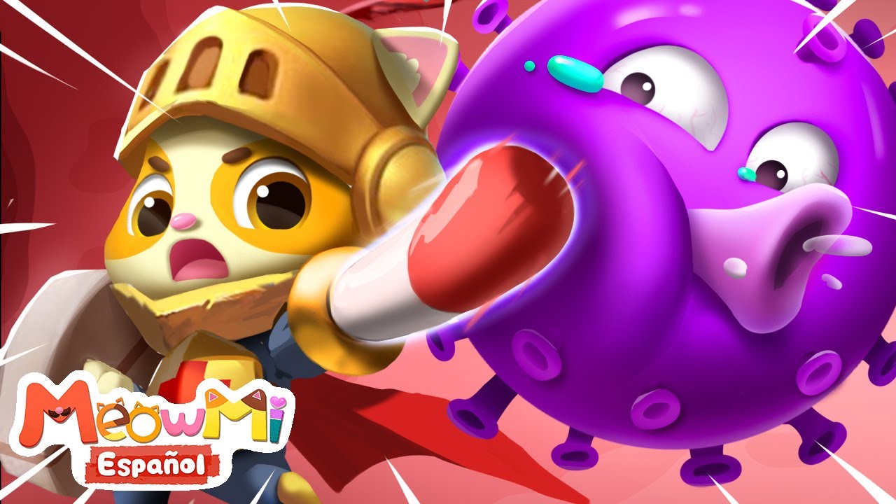 Timi Venció a los Malos Gérmenes | Más Canciones Infantiles | MeowMi ...