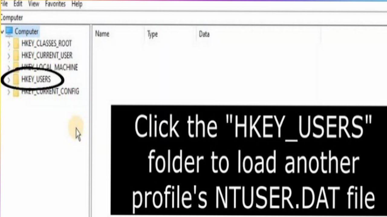 Edit Registry Settings Of Other Users In Windows 10 - YouTube