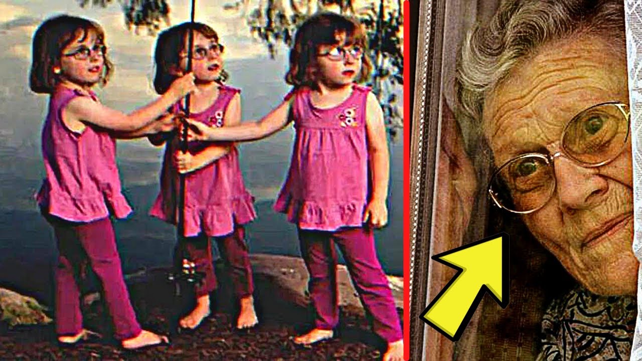 Everyday Old Lady Sees Lonely Barefoot Triplet Girl Fishing in a Pond ...