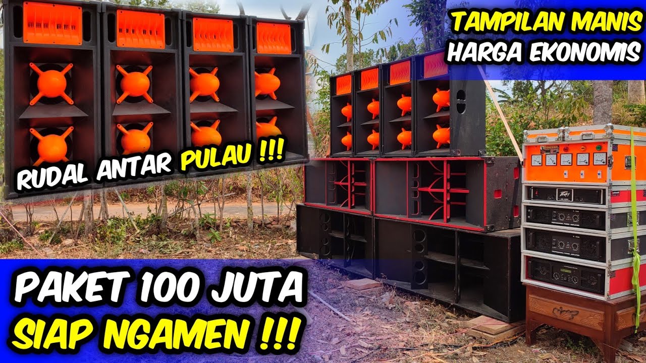 Ready Paket Sound System Hajatan 100 Juta Siap Ngamen || Vanessa Audio ...
