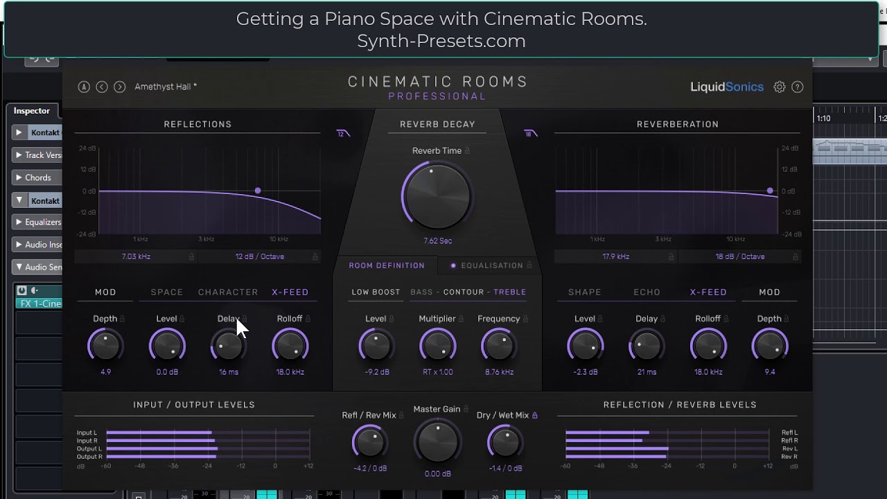 Quick Tutorial - Piano Reverb Space with LiquidSonics Cinematic Rooms ...