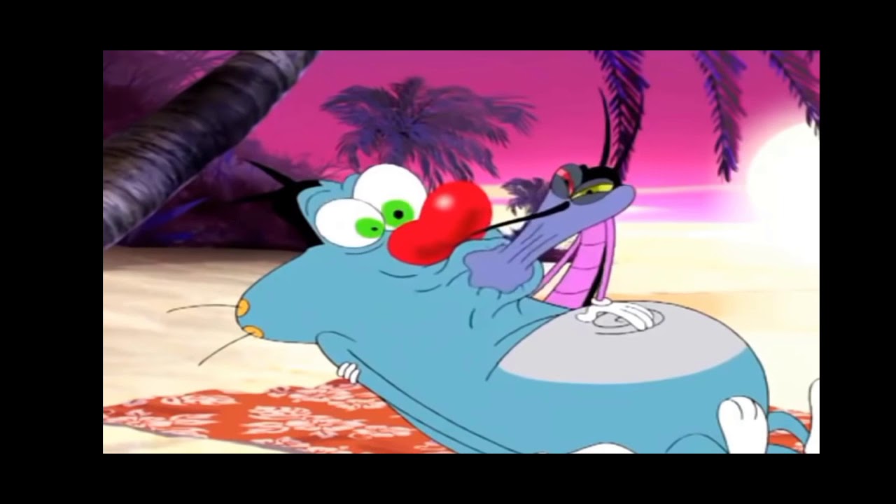 Oggy and the cockroaches - joey kissing oggy episode Oggy Wood - YouTube