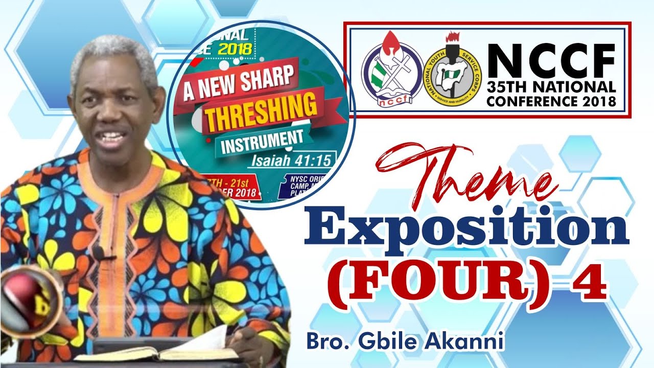 Theme Exposition 4 II A New Sharp Threshing Instrument || By Bro Gbile ...