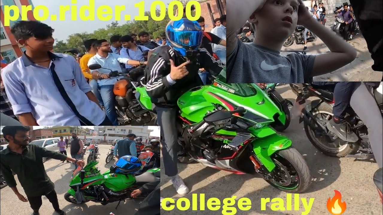 College rally vlog with @PRORIDER1000AgastayChauhan - YouTube