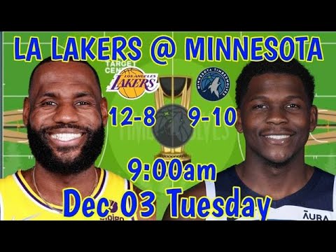 MINNESOTA vs LA LAKERS I LIVE SCOREBOARD PLAY-BY-PLAY & PLAYERS ...