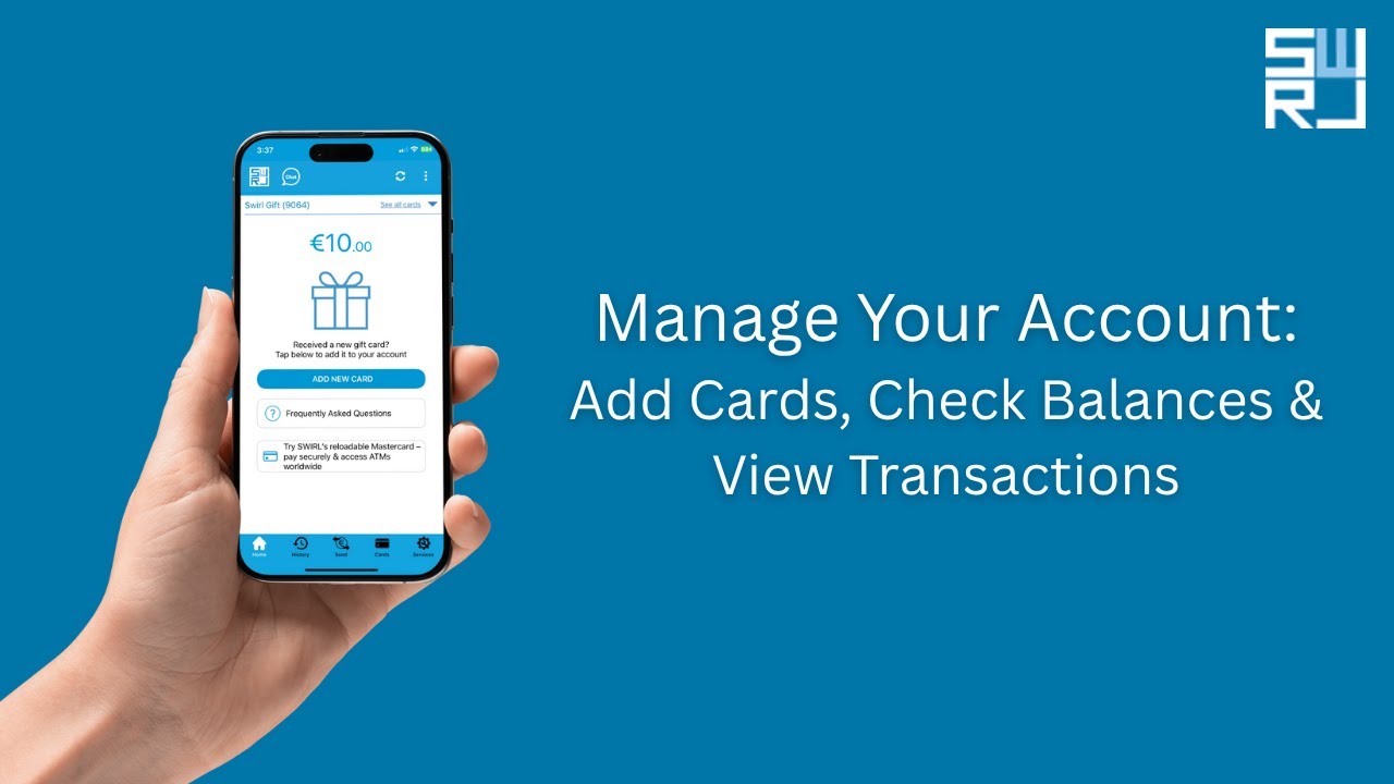 Existing Customer Guide: Add Card, View Balance & Transactions - YouTube