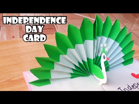 Independence day card making handmade/ Easy and beautiful card for ...
