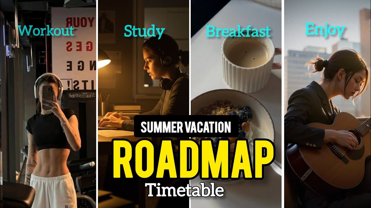 How to make summer vacation productive 🎯 | summer vacation Roadmap 🧾 ...
