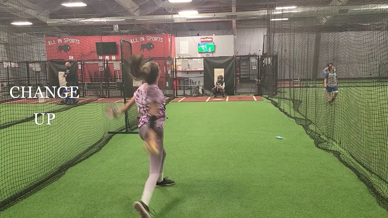 Softball Pitching 12/30/2020 Rise ball, drop ball, change up, Fastball ...