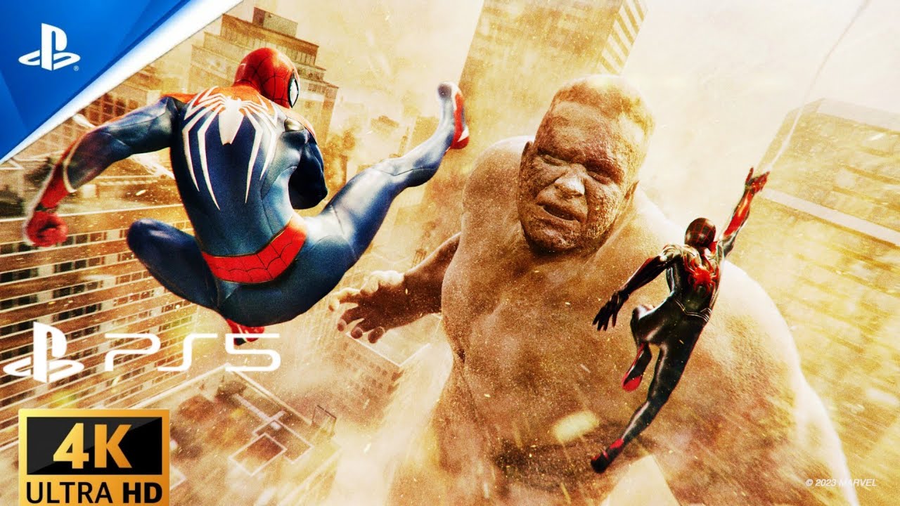 "EPIC Sandman Boss Fight! | Spider-Man 2 PS5 Gameplay" - YouTube